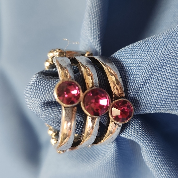 paparazzi | Jewelry | Paparazzi Hot Pink Rhinestone Ring 8 | Poshmark